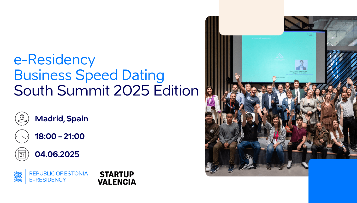 e-Residency Business Speed Dating - South Summit Edition - e-Residency